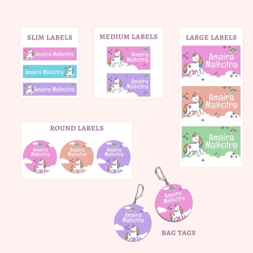 Labels - Unicorn Theme – Labelkaari