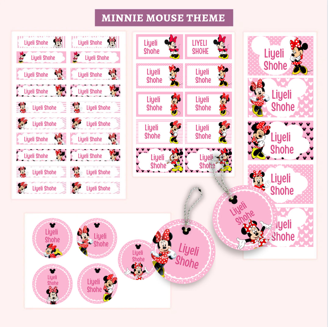 Minnie Mouse – Labelkaari