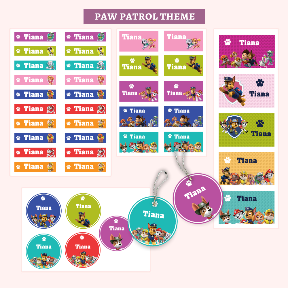 Paw Patrol – Labelkaari
