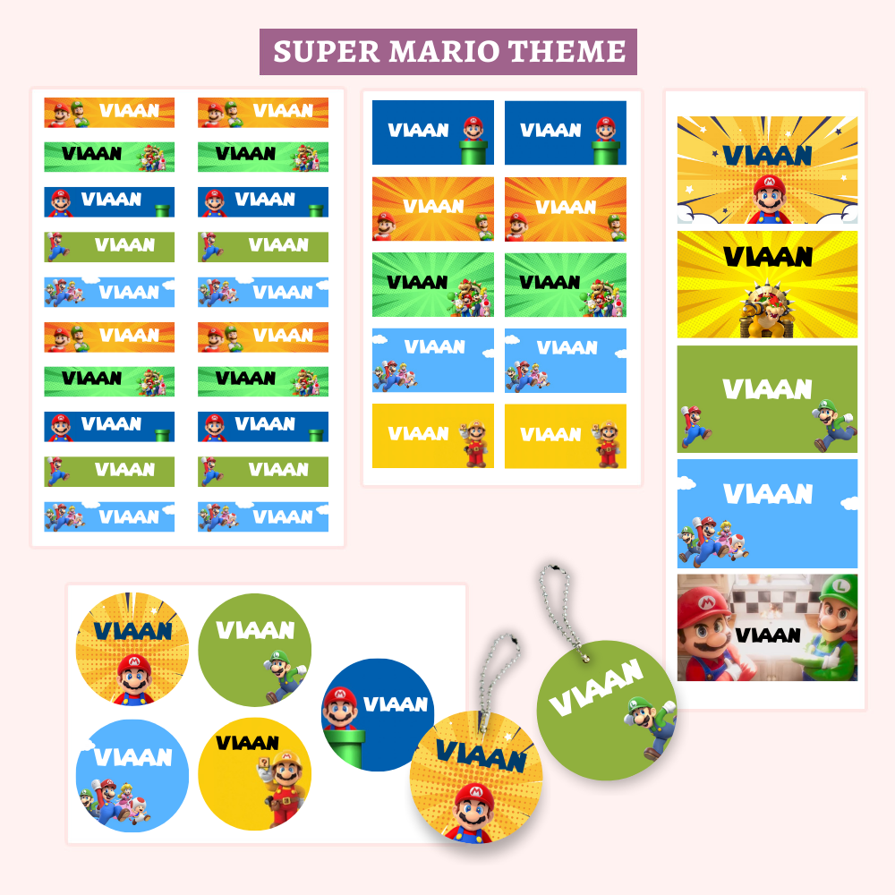 Super Mario – Labelkaari